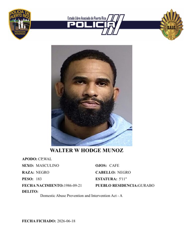 Arrestan a Walter Hodge, jugador de los Cangrejeros de Santurce – El Calce