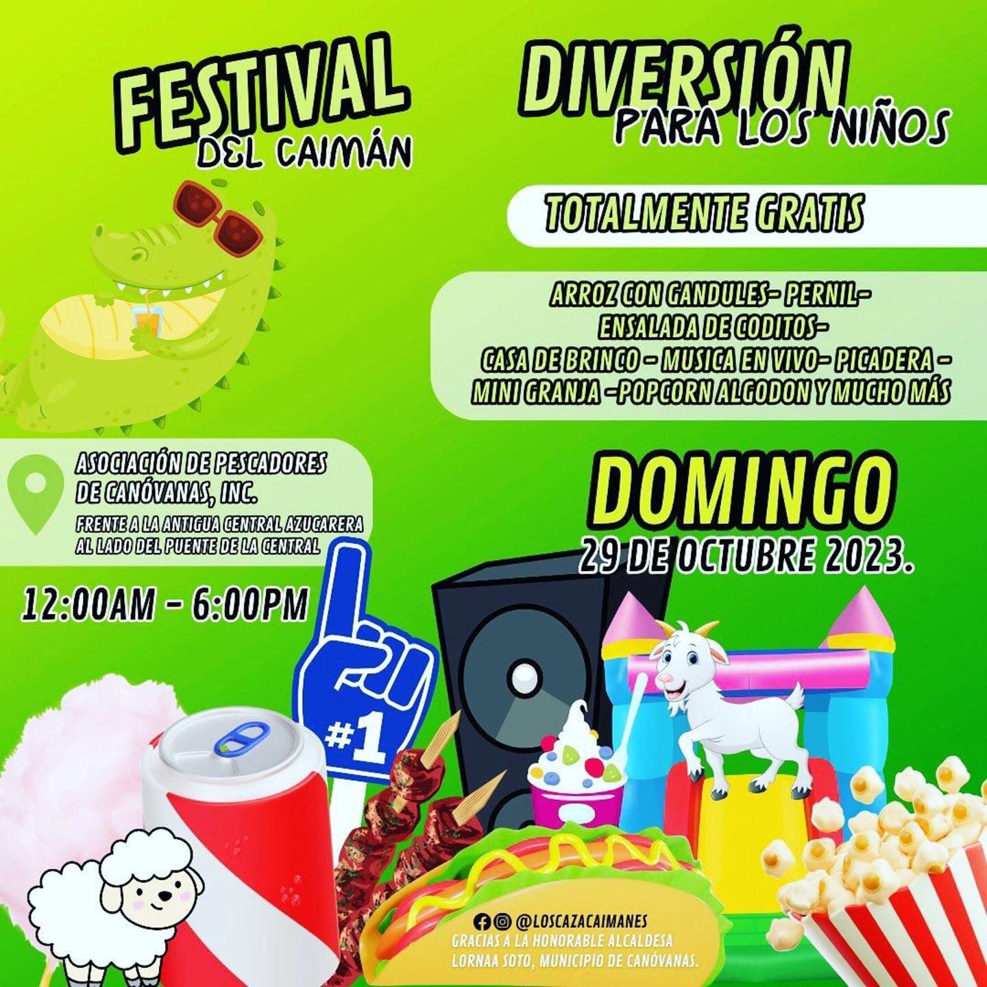 Canóvanas tendrá su primer festival del caimán con friscasé, pasteles y ...