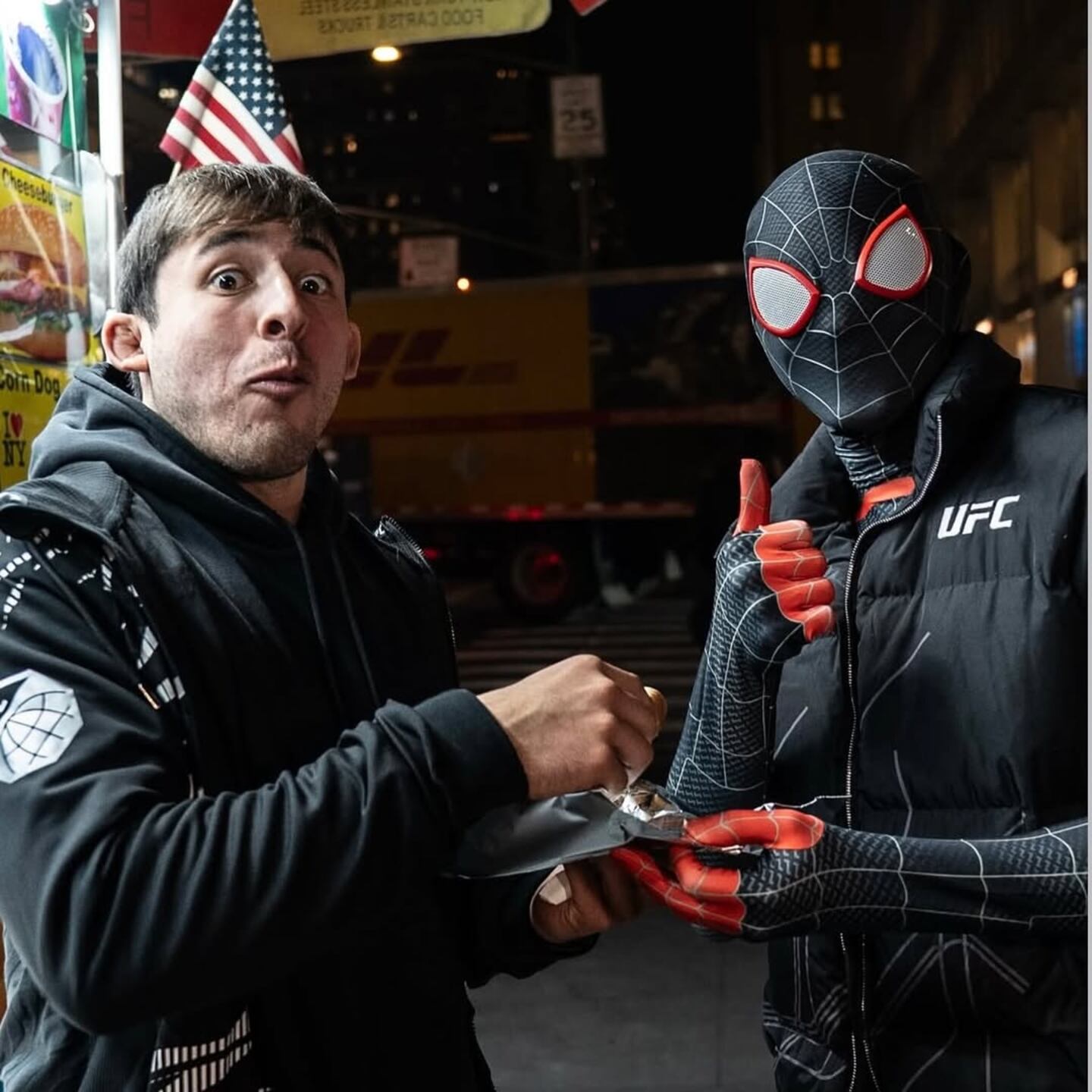 Así se ve Michael Morales como Spiderman en plenas calles de New York ...